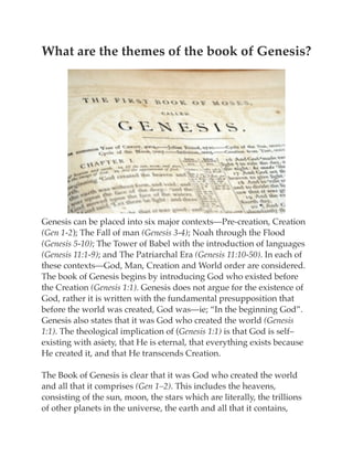 Book of Genesis | PDF