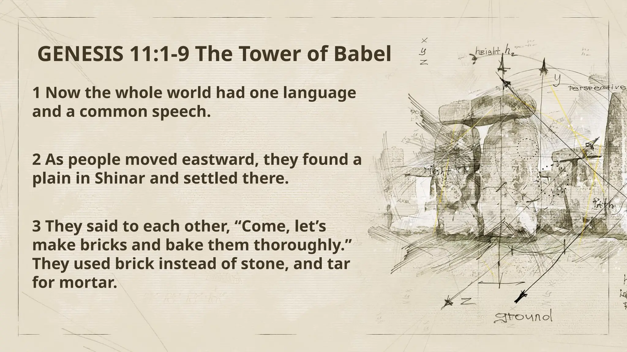 GENESIS 11:1-9 (The Tower of Babel).pptx