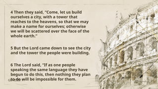 GENESIS 11:1-9 (The Tower of Babel).pptx