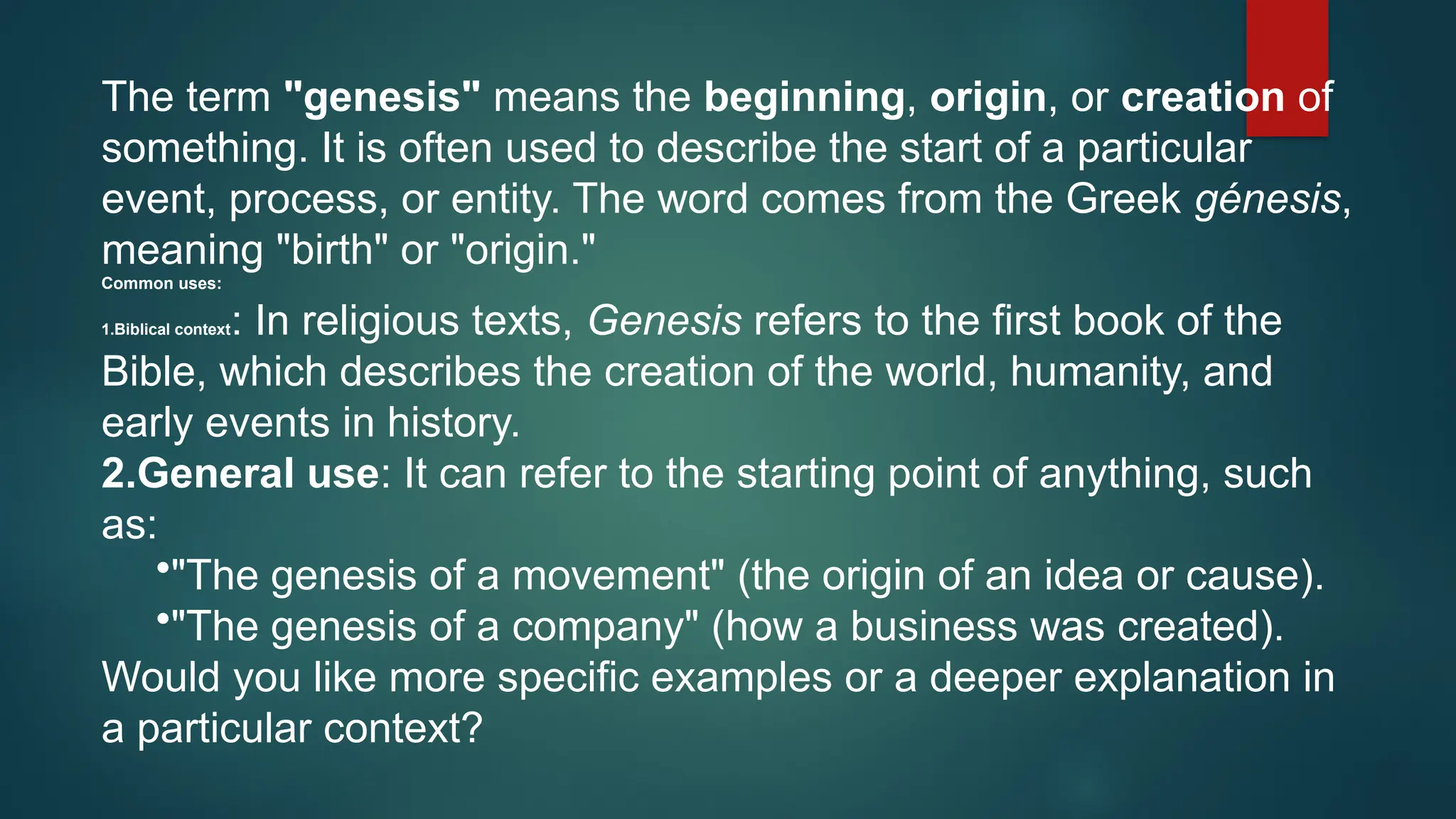 GENESIS.pptxGENESIS.pptxGENESIS.pptxGENESIS.pptx