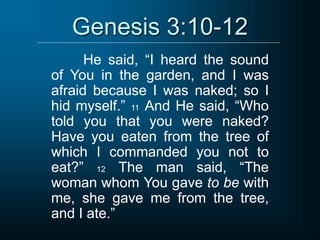 Genesis 03: The Fall | PPT