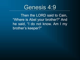 Genesis 04: The way of cain | PPT