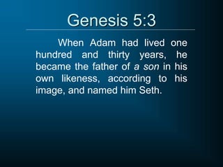 Genesis 05: The days of noah | PPT