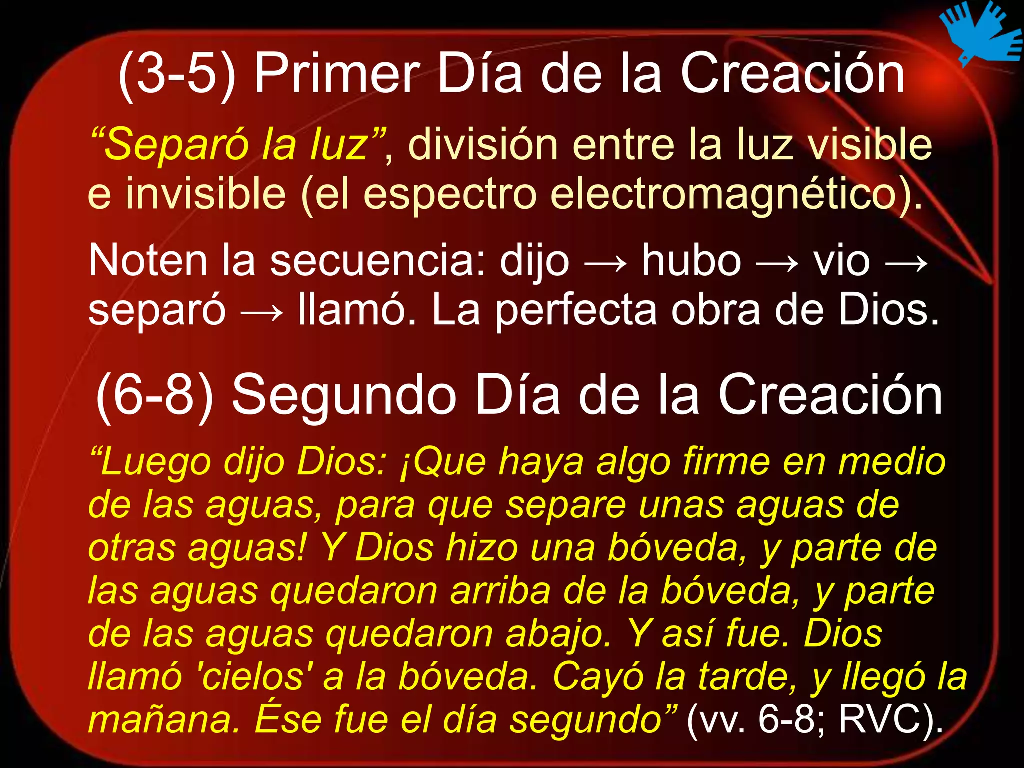 G1 Estudio del Libro de Génesis: Capítulo 1 | PPTX