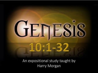 Genesis 10 - Table of Nations | PDF