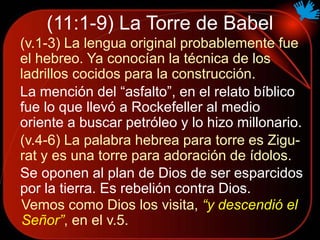 Estudio del Libro de Génesis: Capítulos 11-14 | PPTX