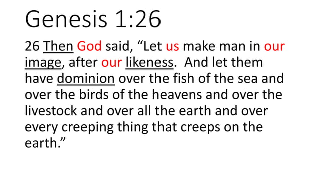 Genesis 1 & 2 Grace in Creation - In the Beginning - SBC - January 2020 ...