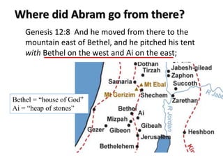 Abram Goes to Egypt | PPTX