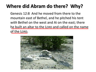 Abram Goes to Egypt | PPTX