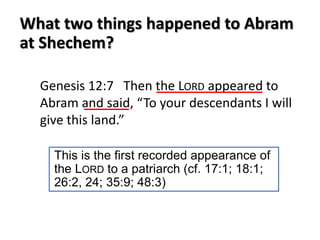 Abram Goes to Egypt | PPT