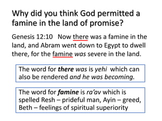 Abram Goes to Egypt | PPT
