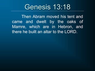 Genesis 12 13 Niv