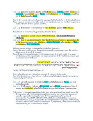 Genesis 14 riquezas temporales vs eternas | PDF
