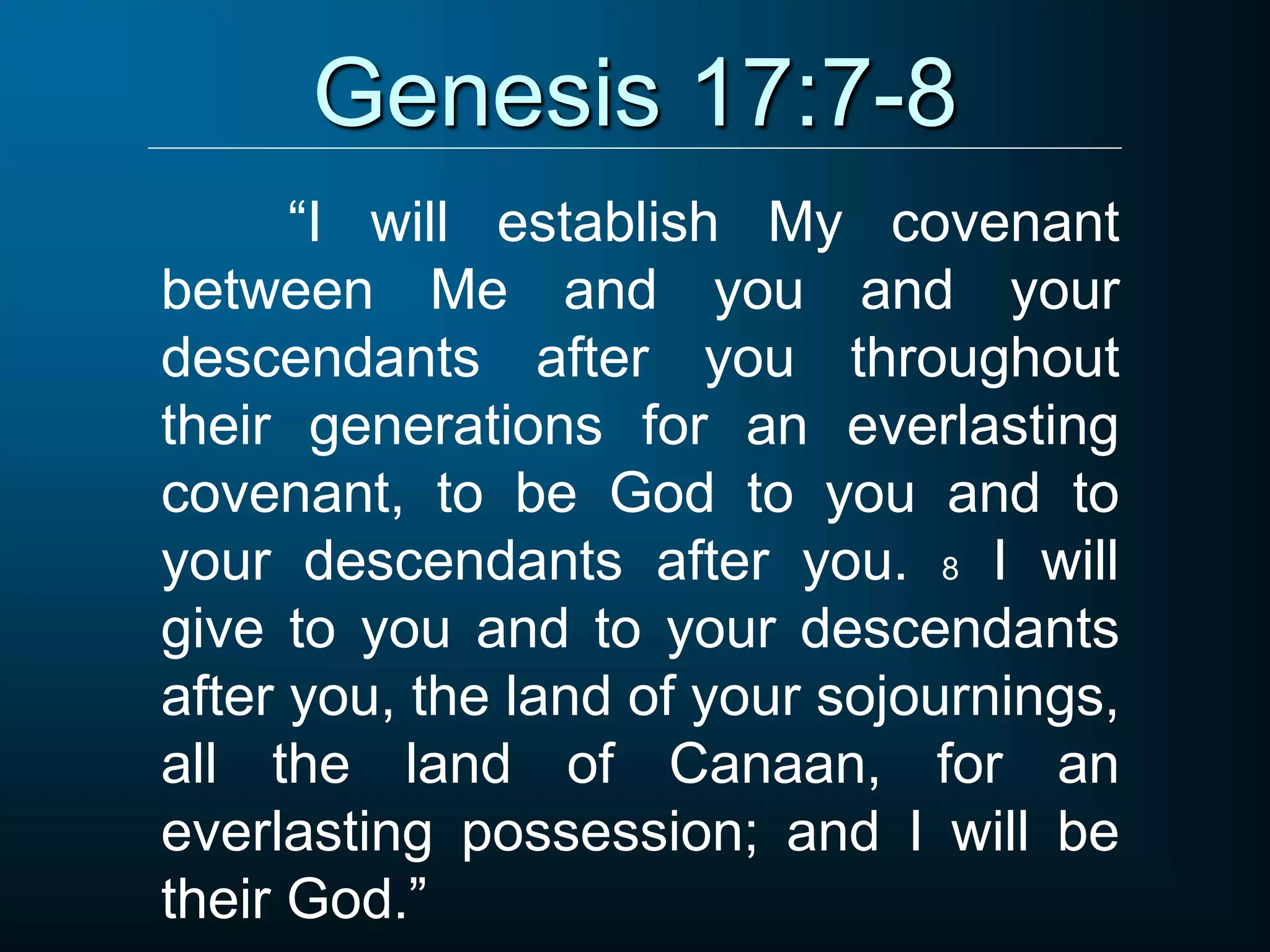 Genesis 15 17: The Abrahamic covenant | PPT | Christianity | Religion ...