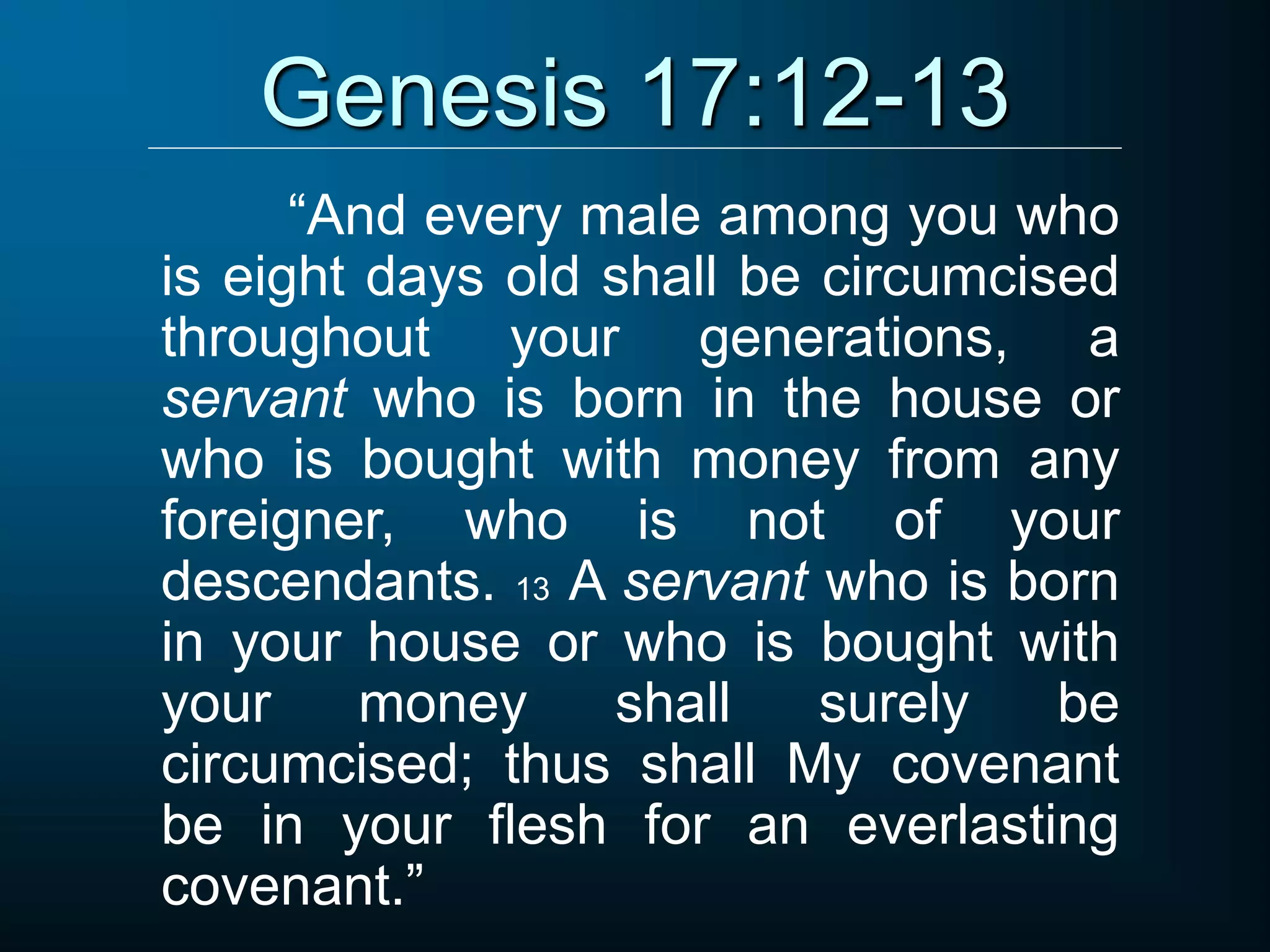 Genesis 15 17: The Abrahamic covenant | PPT