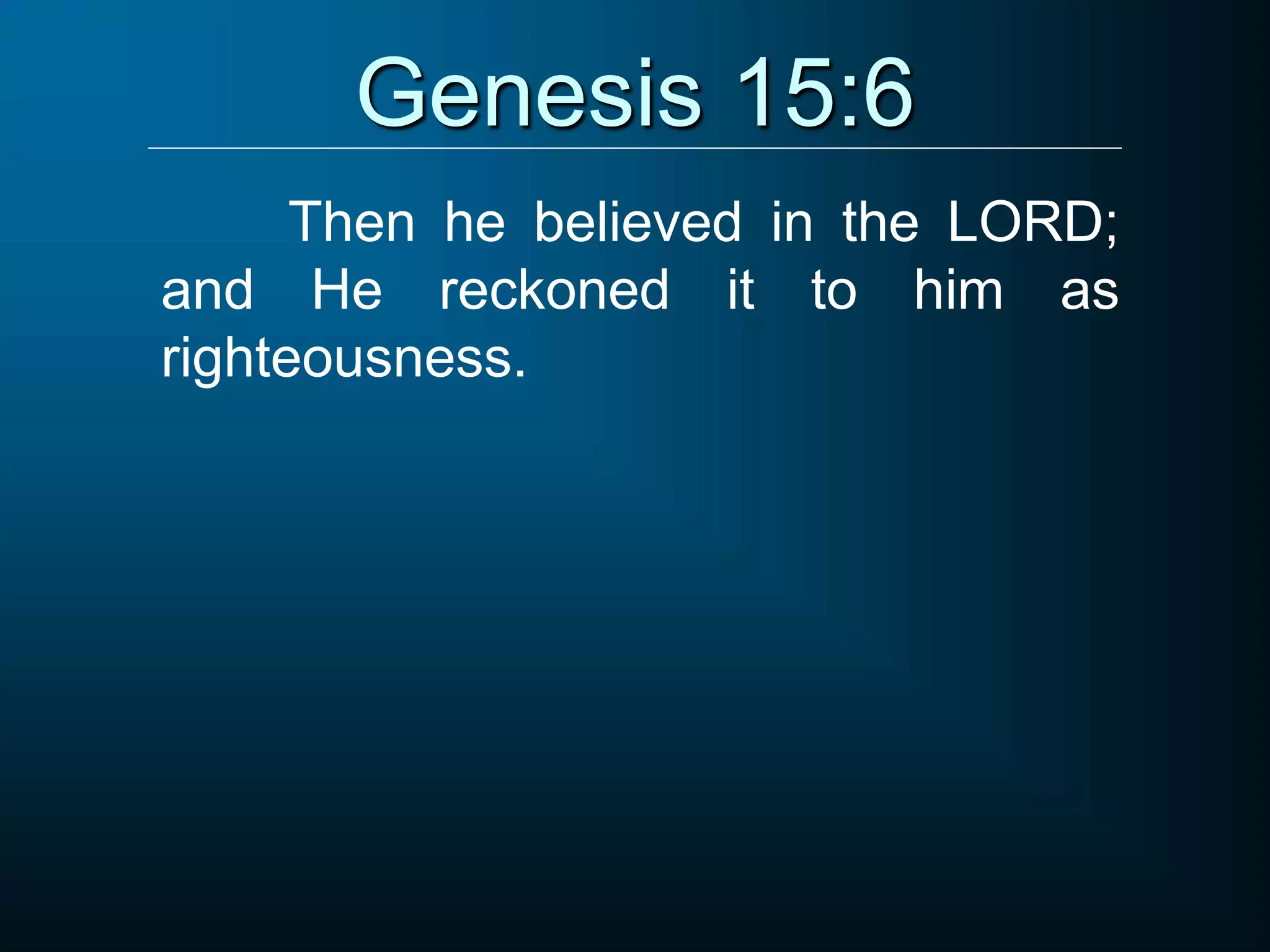 Genesis 15 17: The Abrahamic covenant | PPT