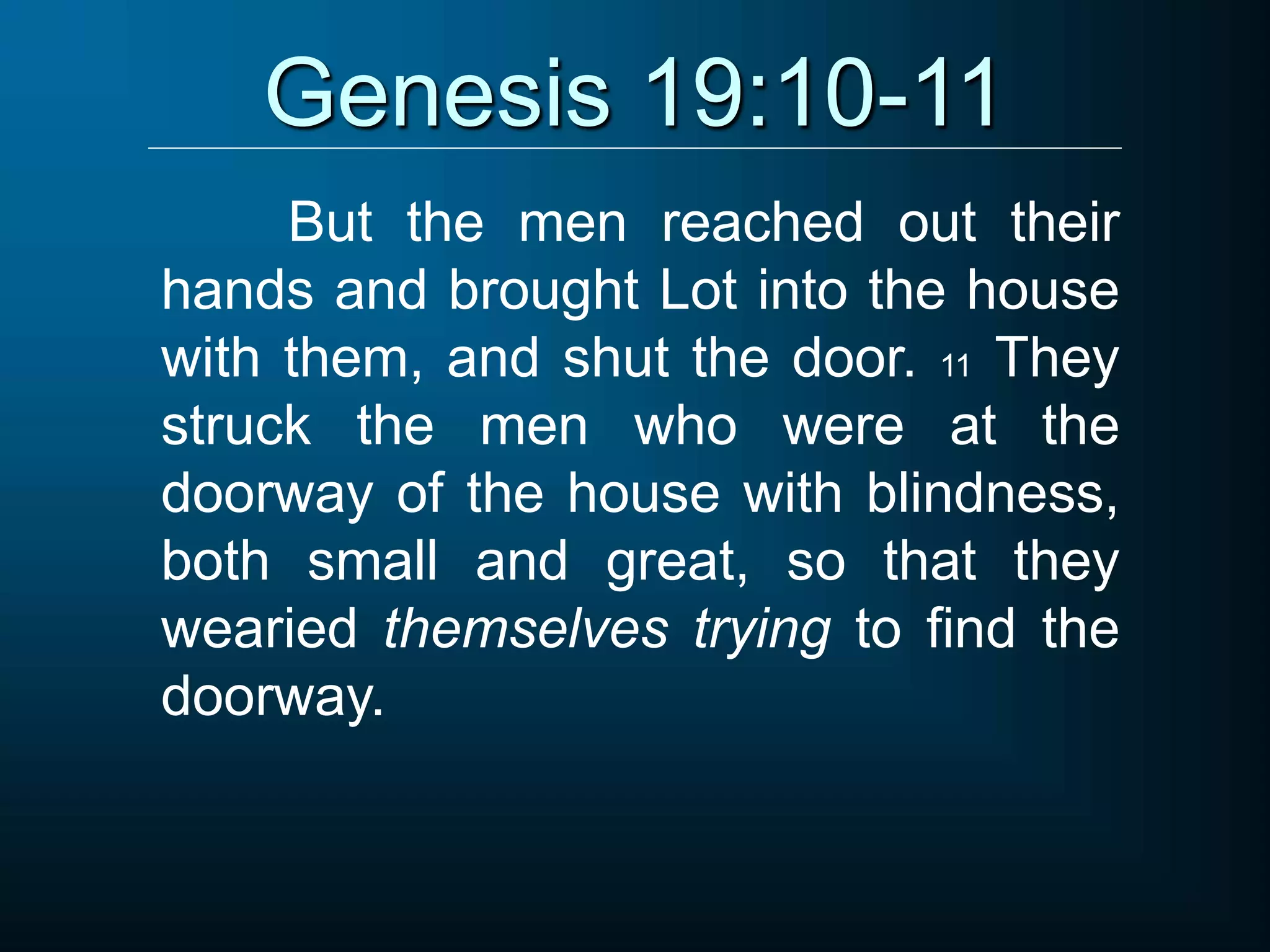Genesis 18 22: The later years of abraham | PPT