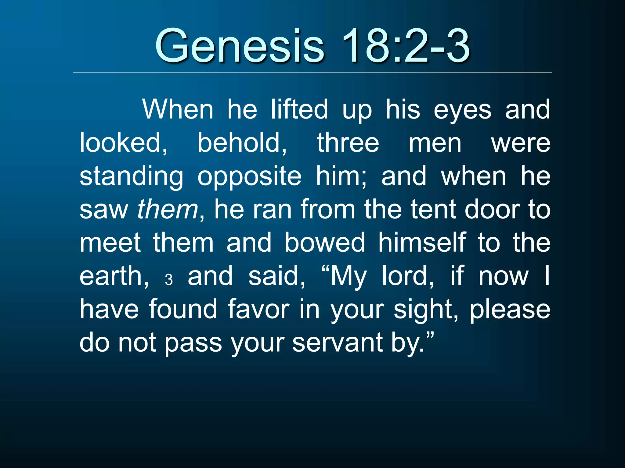 Genesis 18 22: The later years of abraham | PPT