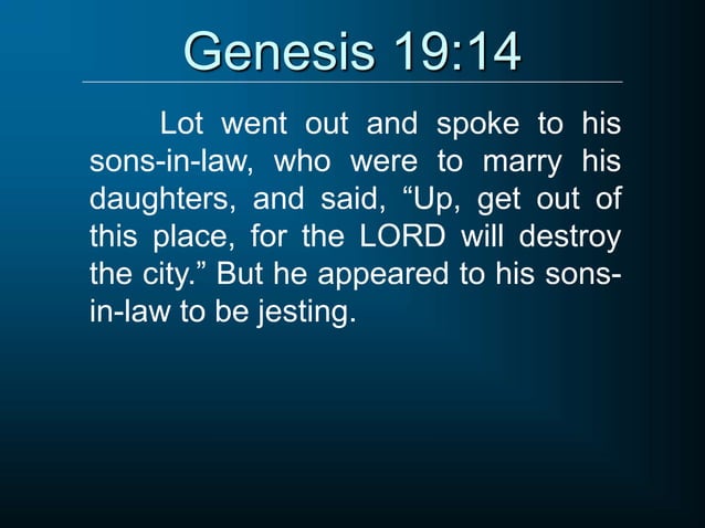 Genesis 18 22: The later years of abraham | PPT