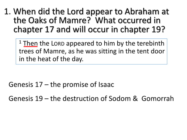 Genesis 18:1-33 | PDF