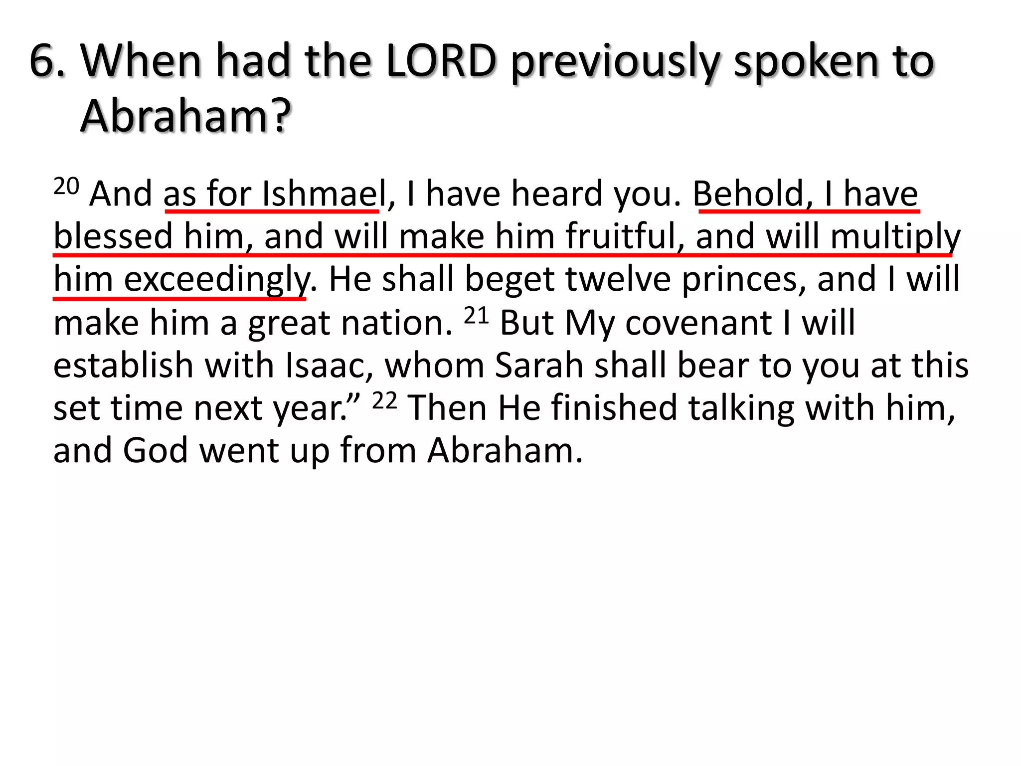 The Birth of Isaac - Genesis 21 | PDF