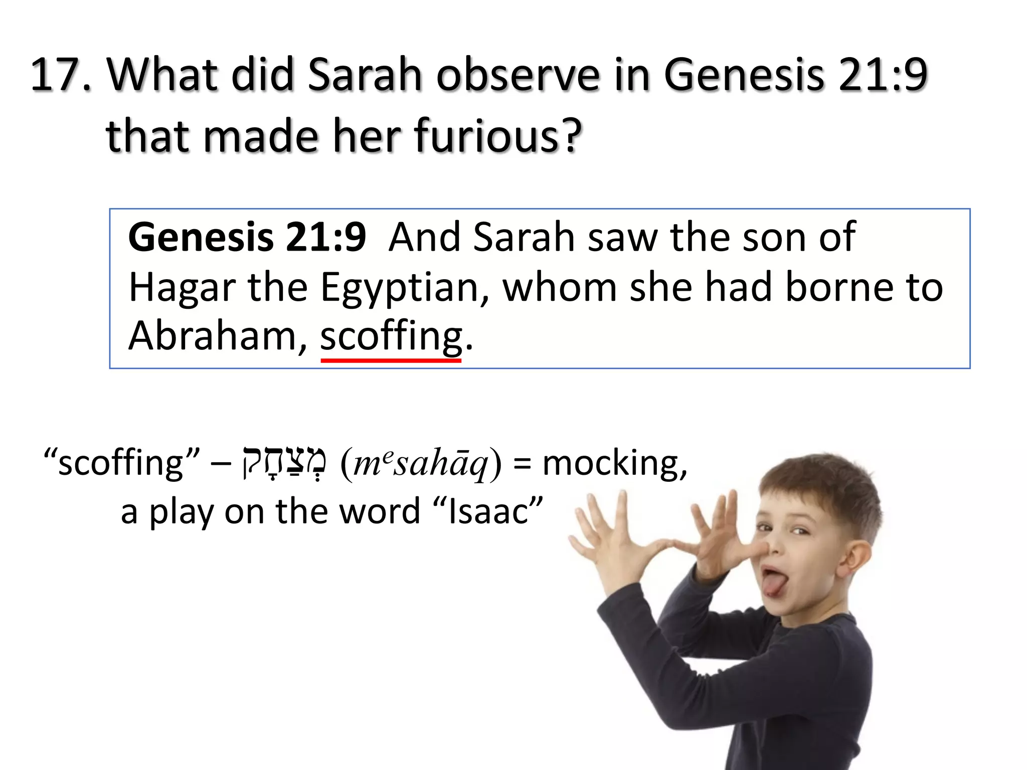 The Birth of Isaac - Genesis 21 | PDF