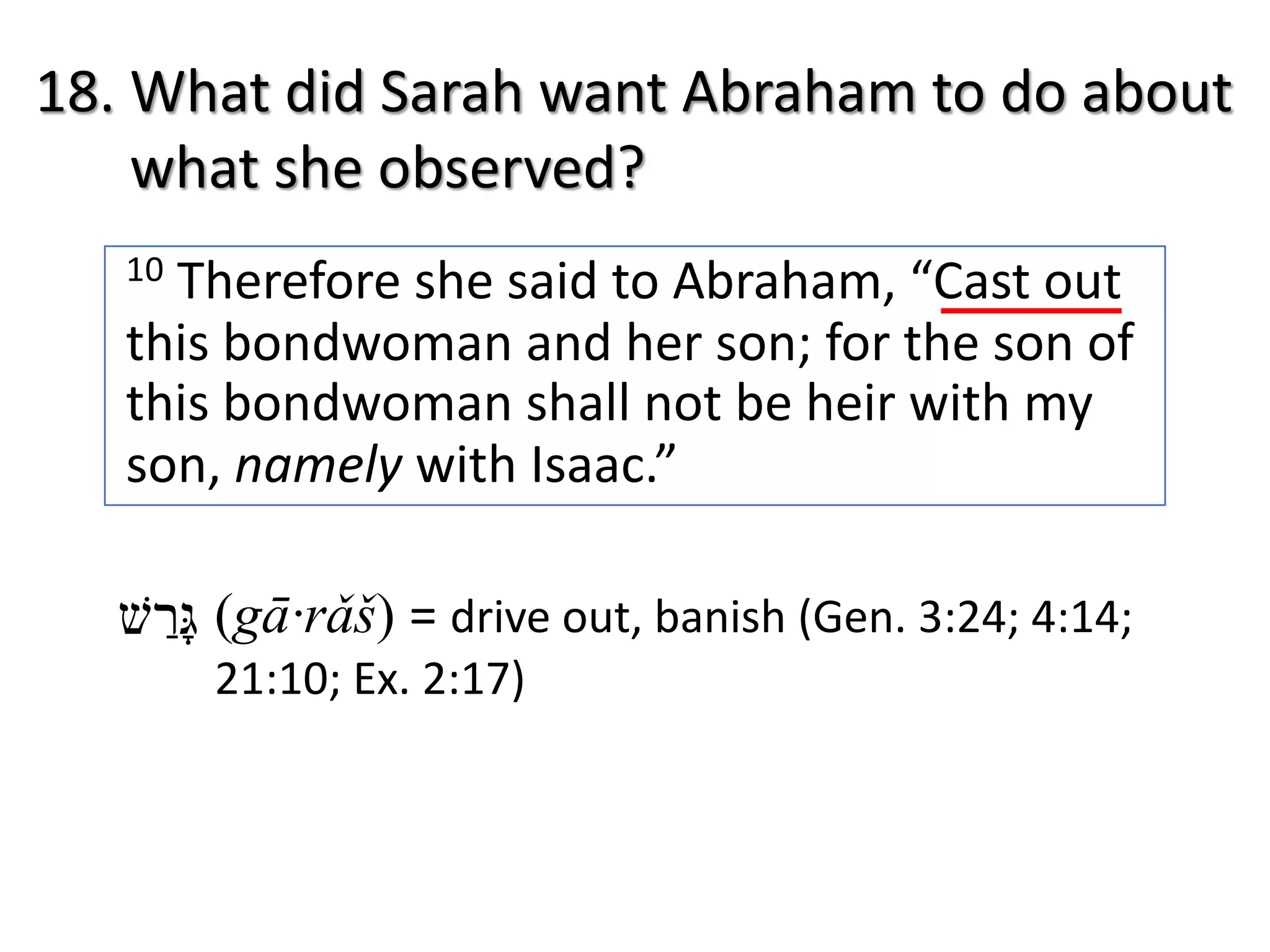 The Birth of Isaac - Genesis 21 | PDF