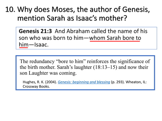 The Birth of Isaac - Genesis 21 | PDF