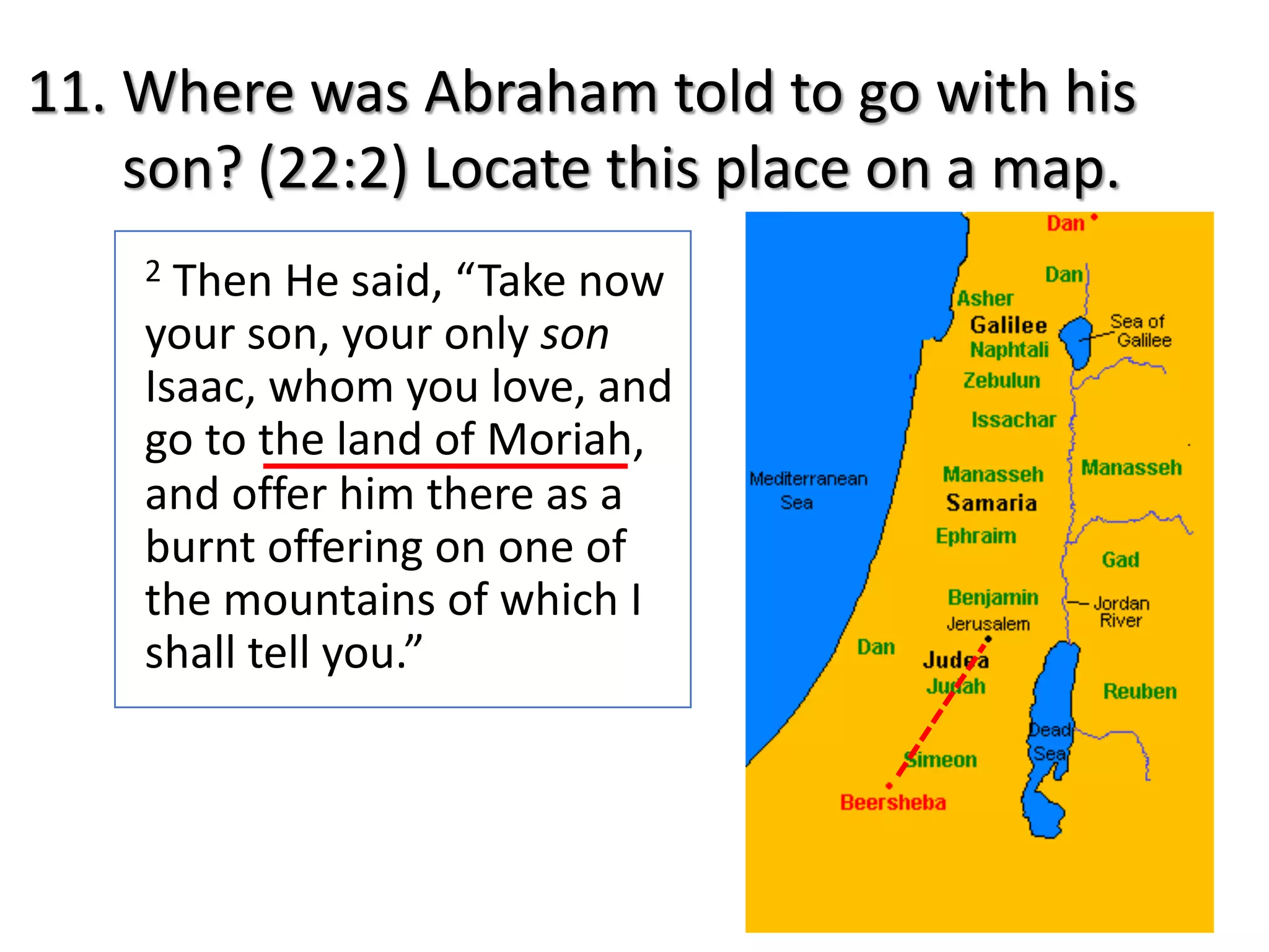 Abraham's Offering of Isaac - Genesis 22 | PDF