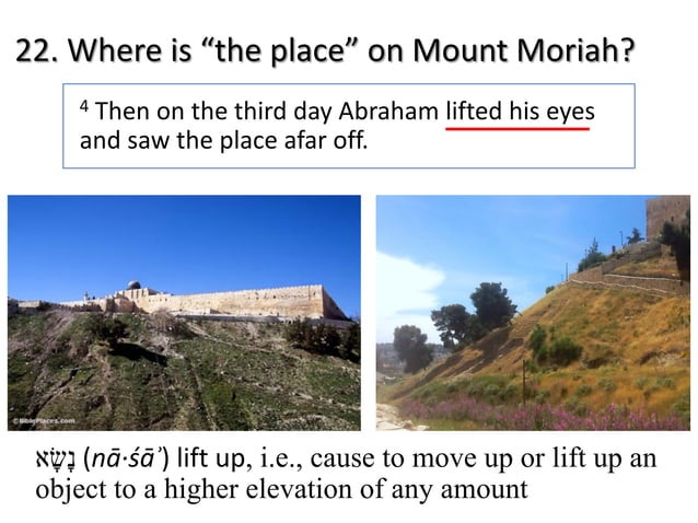 Abraham's Offering of Isaac - Genesis 22 | PDF