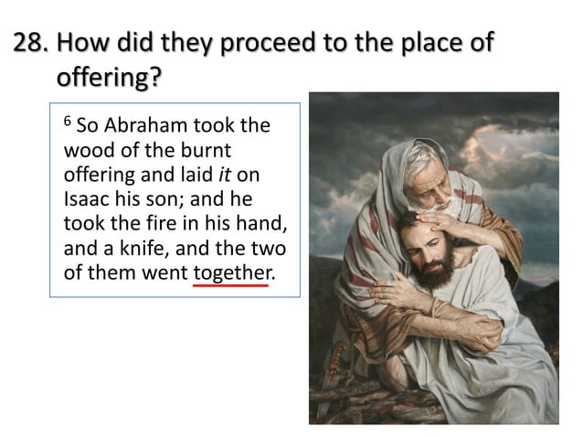 Abraham's Offering of Isaac - Genesis 22 | PDF