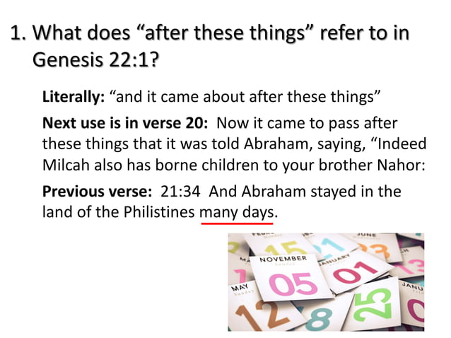 Abraham's Offering of Isaac - Genesis 22 | PDF