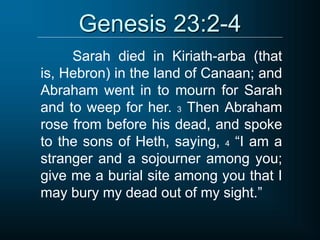 Genesis 23 25-transitions | PPT