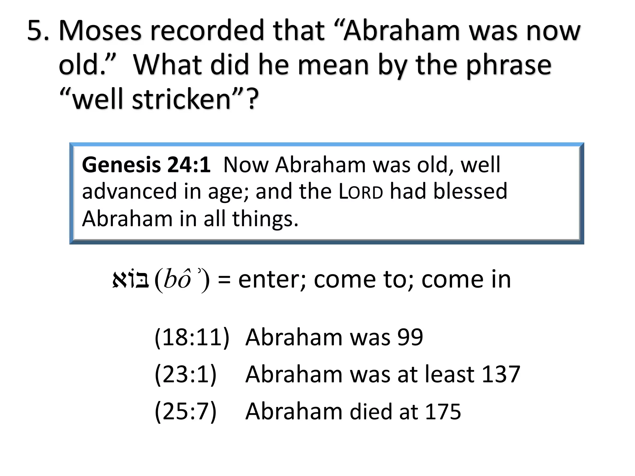 Isaac & Rebekah - Genesis 24:1-67 | PDF