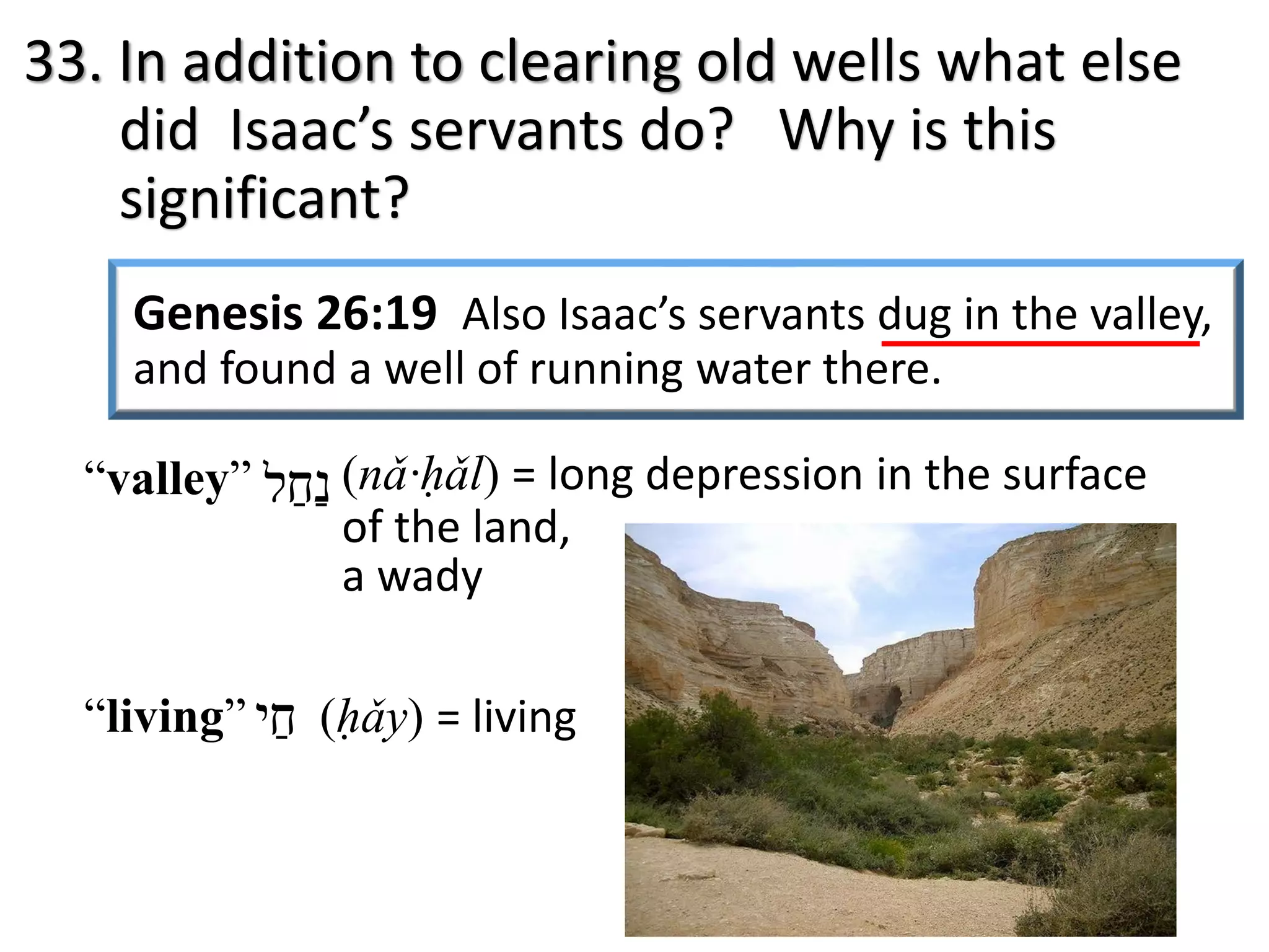 Isaac & Abimelek - Genesis 26:1-35 | PDF | Christianity | Religion ...