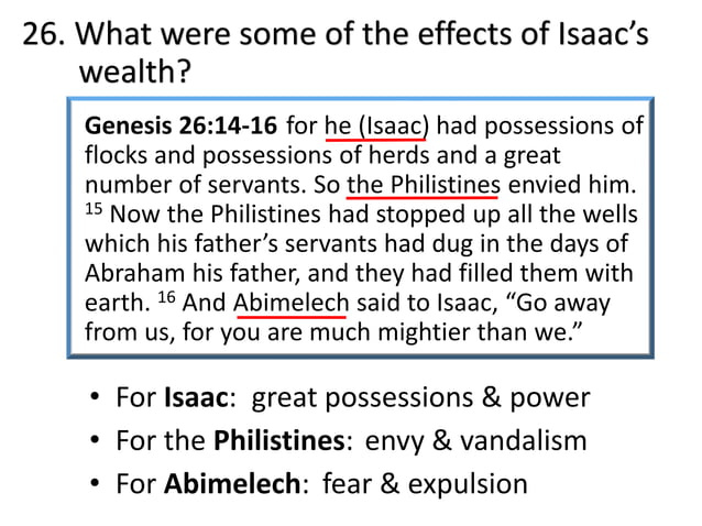 Isaac & Abimelek - Genesis 26:1-35 | PDF | Christianity | Religion ...