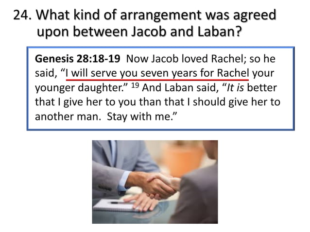 Jacob Marries Twice - Genesis 29 | PDF