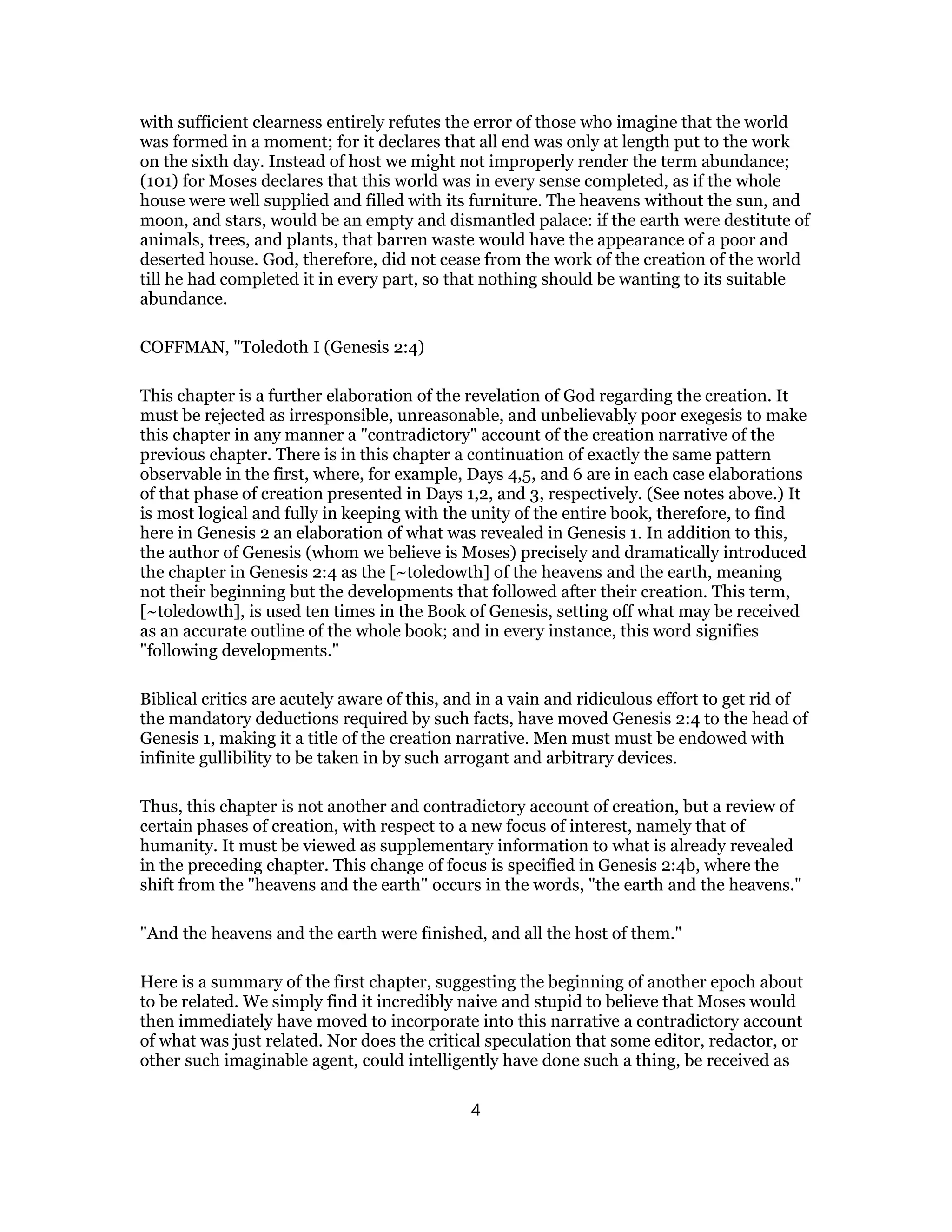 Genesis 2 commentary | PDF