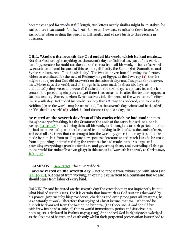 Genesis 2 commentary | PDF