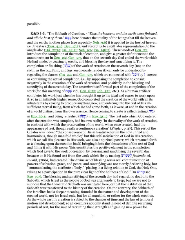 Genesis 2 commentary | PDF