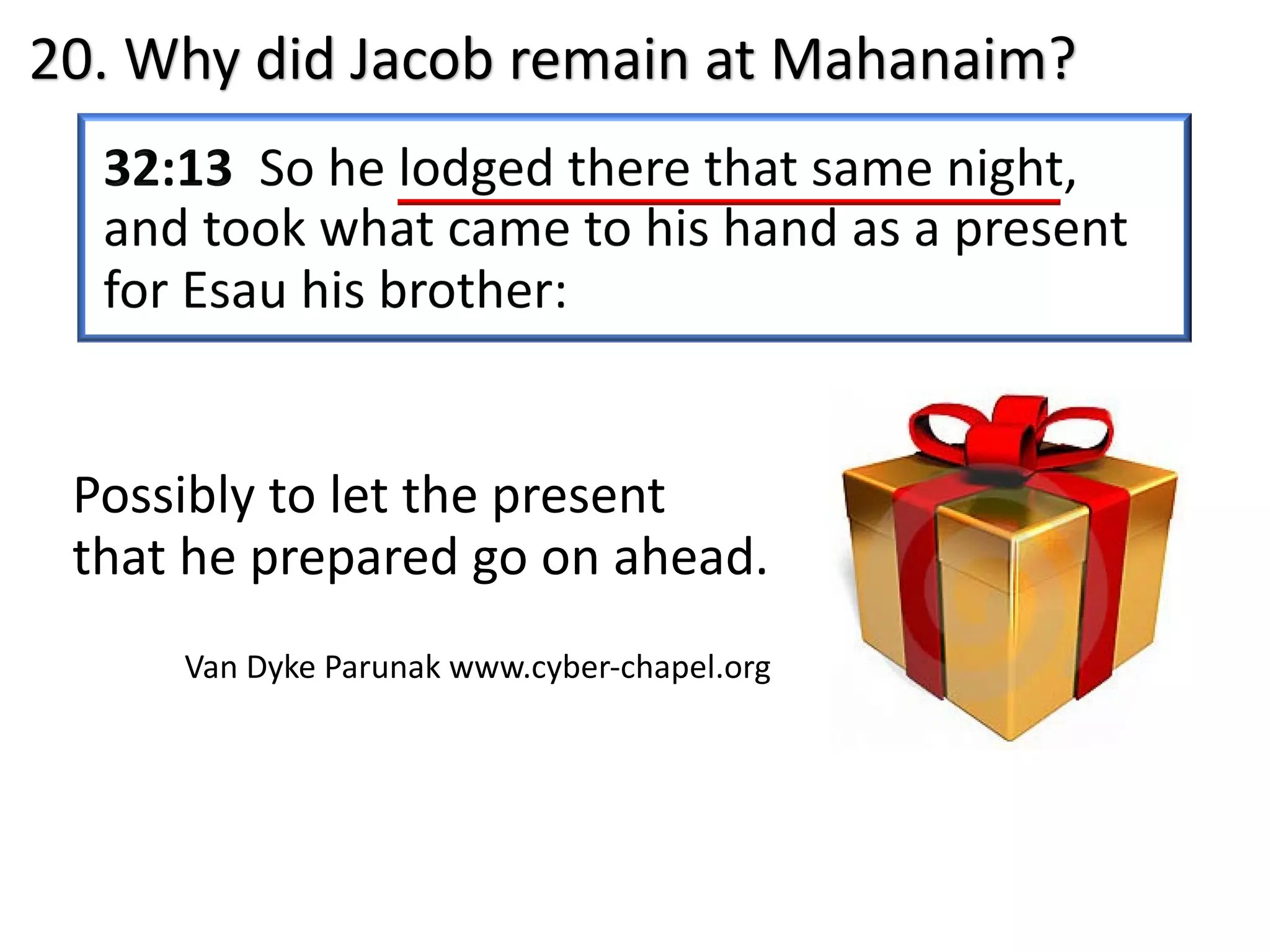 Jacob Wrestles with the Lord - Genesis 32 | PDF