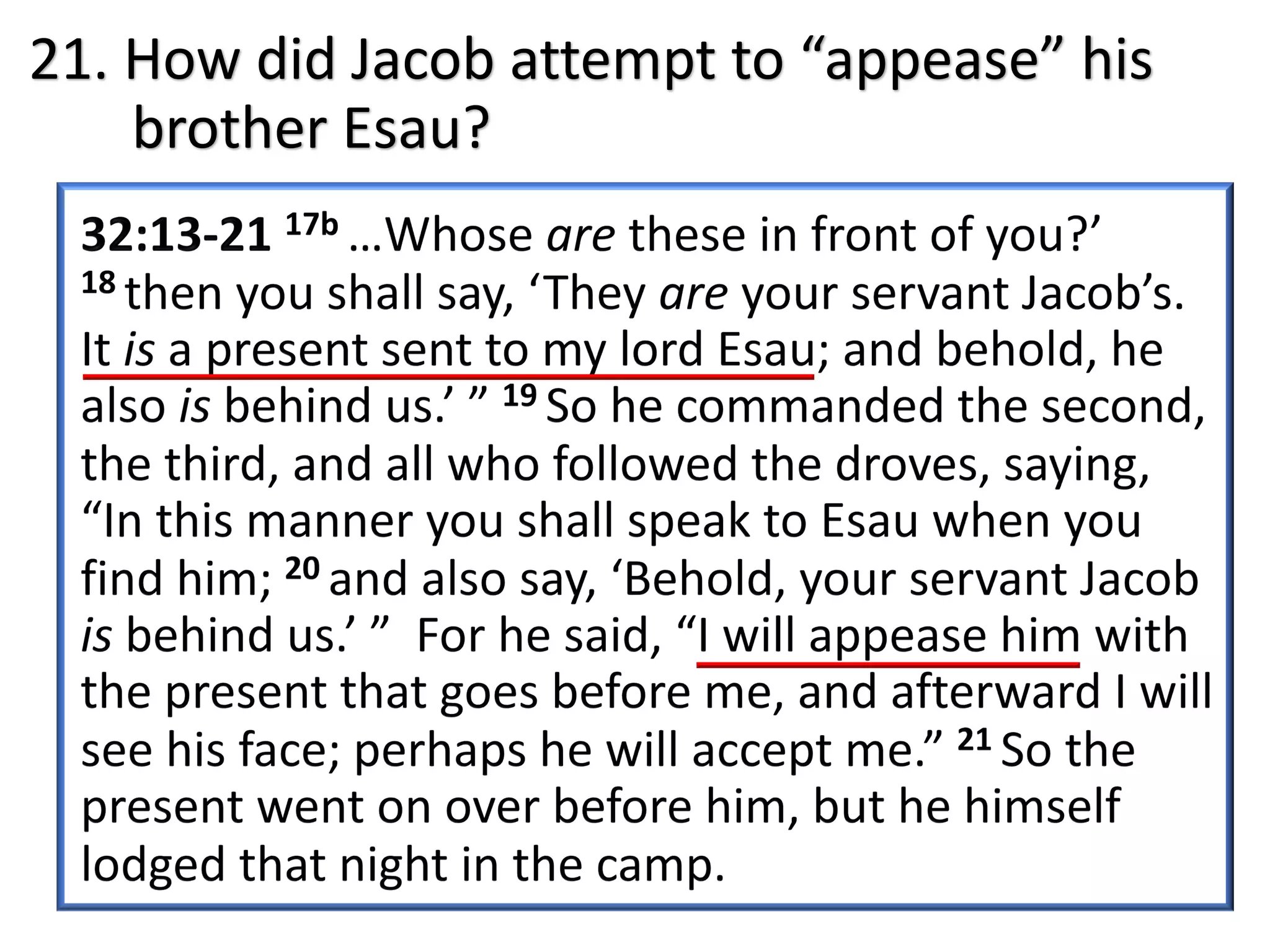 Jacob Wrestles with the Lord - Genesis 32 | PDF