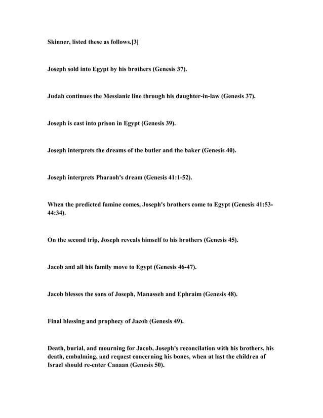 Genesis 37 commentary | PDF