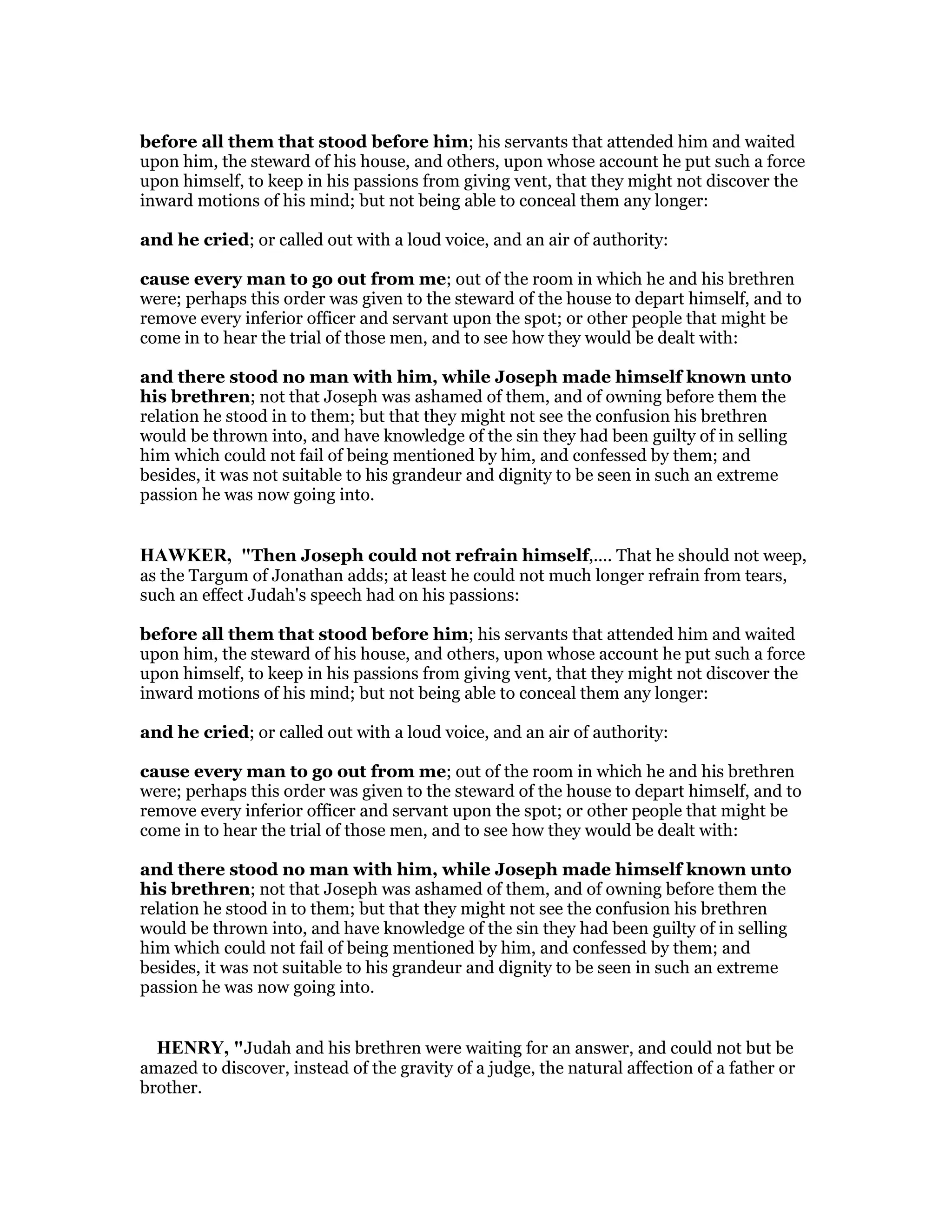 Genesis 45 commentary | PDF