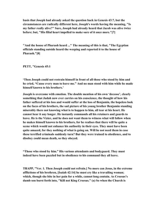 Genesis 45 commentary | PDF