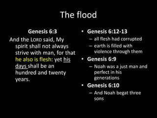 Genesis 6 | PPTX