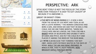 Genesis 6-9 Grace in the Ark Second Baptist Church | PPTX