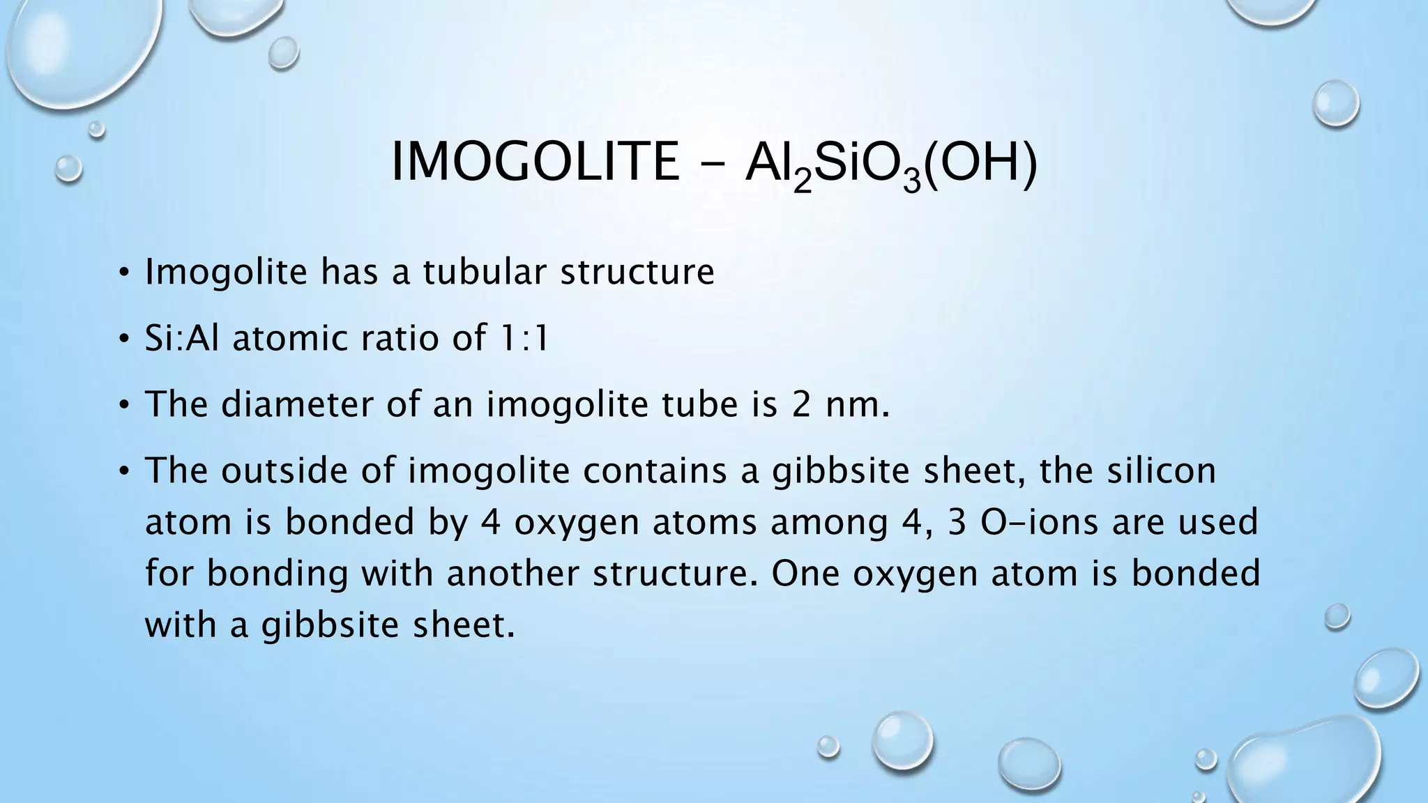 GENESIS AND TRANSFORMATION OF NON CRYSTALLINE SILICATE CLAY MINERAL.pptx
