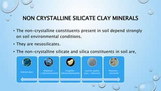 GENESIS AND TRANSFORMATION OF NON CRYSTALLINE SILICATE CLAY MINERAL.pptx