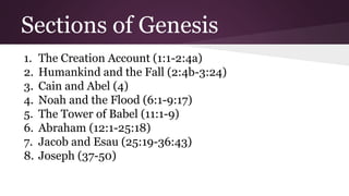 An Overview of Genesis | PPTX